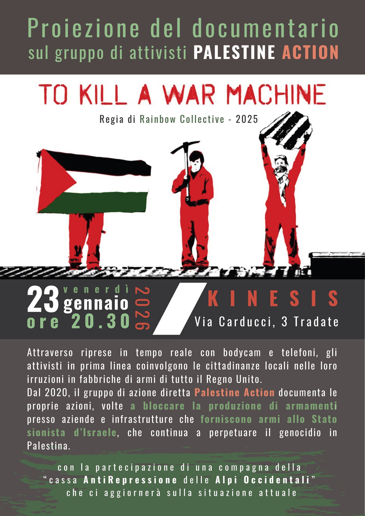 Puntello - Per uccidere una macchina da guerra. Regia di Rainbow ...